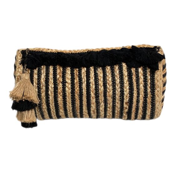 Francesca's Collections | Bags | Straw Clutch With Top Zipper By ...